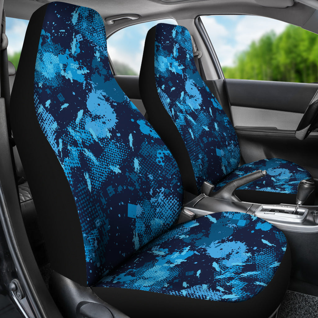 Blue camo car seat covers store
